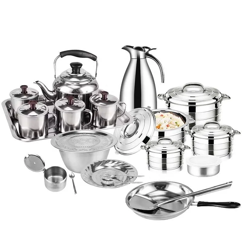 21 Piece Cookware Set Wholesale Stainless Steel Casserole Set Supplier