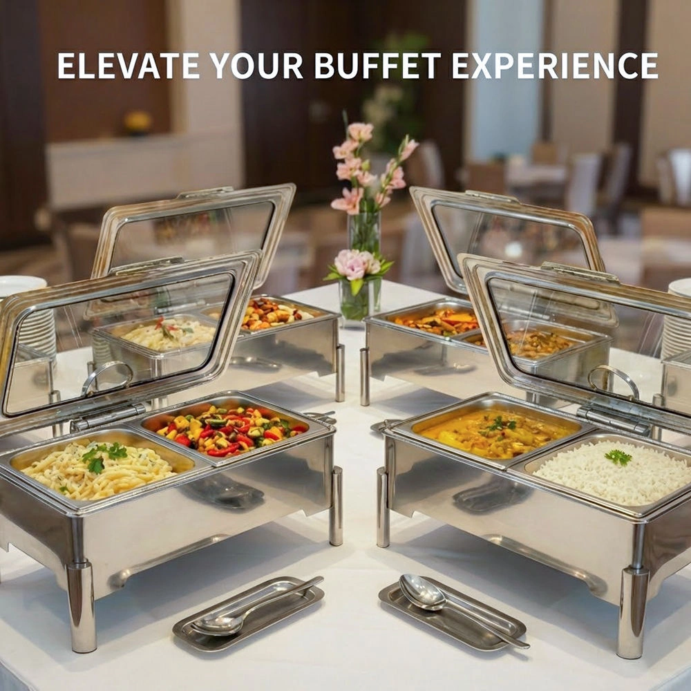 Commercial Chafing Dish Buffet Set Wholesale Food Warmer for Hotel